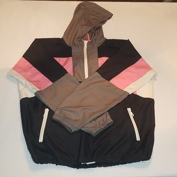 Urban Outfitters | Jackets & Coats | Colorful Windbreaker Jacket With ...
